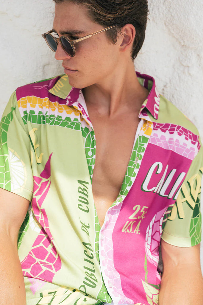Green Aloha Shirt – Roar Fox