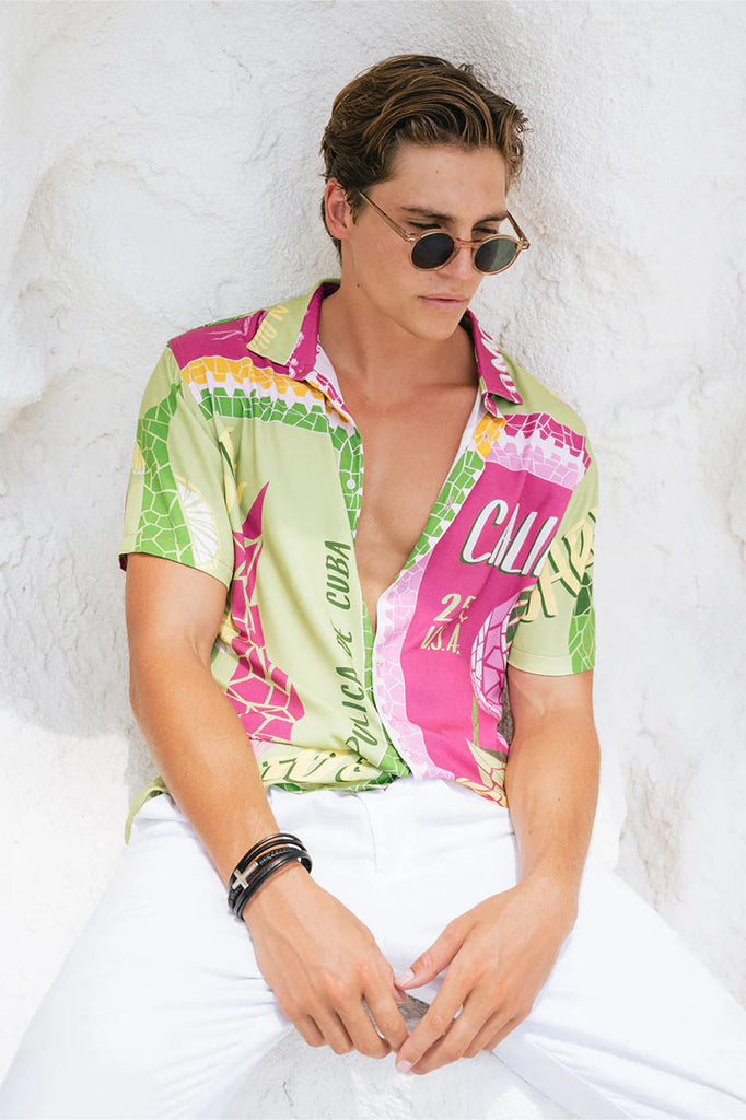 Green Aloha Shirt – Roar Fox