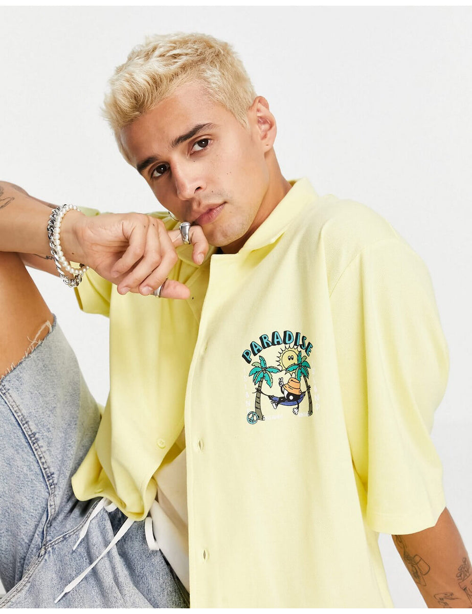 Reclaimed Vintage Inspired Jersey Back Print Shirt – Roar Fox
