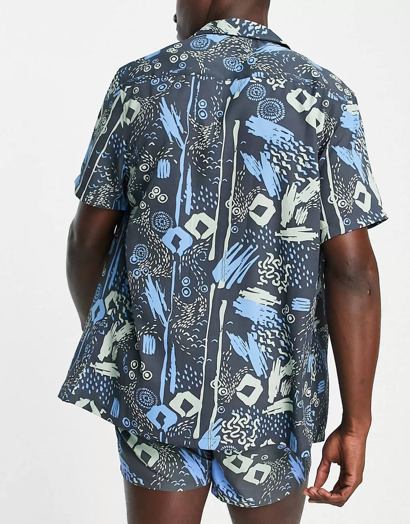 Washed Effect Vintage Inspired Print Co-Ords – Roar Fox